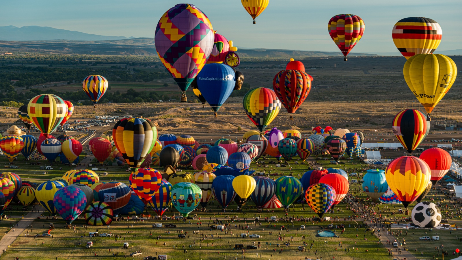 New Mexico Albuquerque International Balloon Fiesta wrap-ups and fall arts