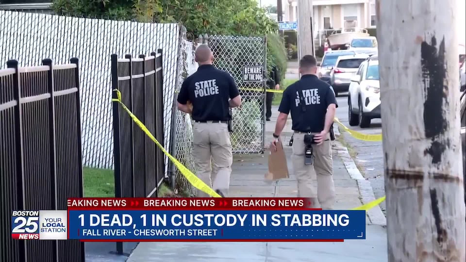 Suspect in custody after deadly stabbing in Fall River