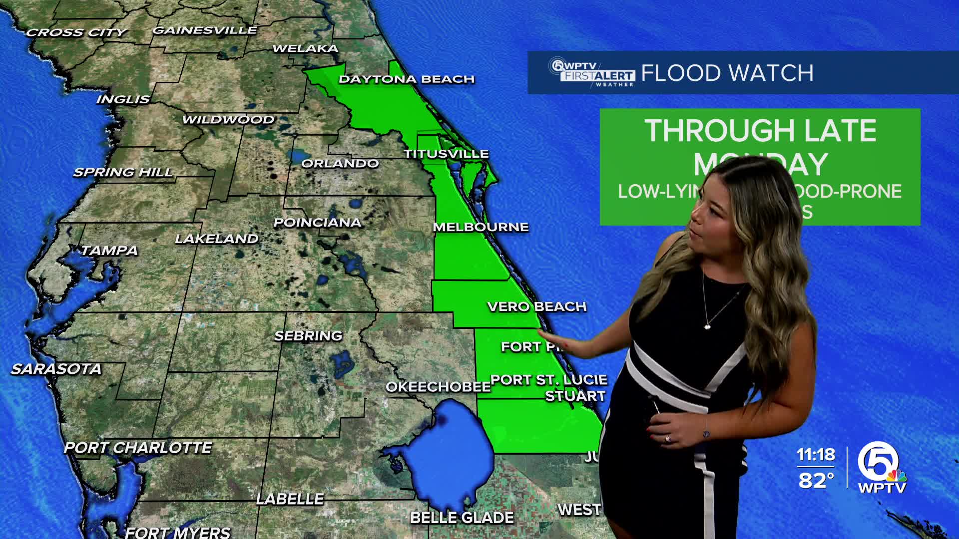 WPTV First Alert Weather Forecast for Afternoon of Monday, Oct. 6, 2025