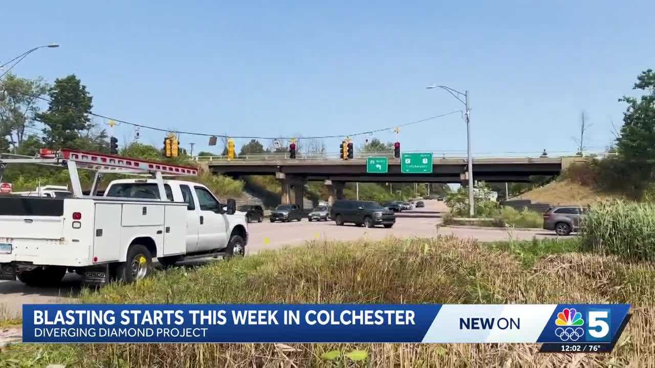 Expect delays as blasting to begin again on Colchester Diverging ...