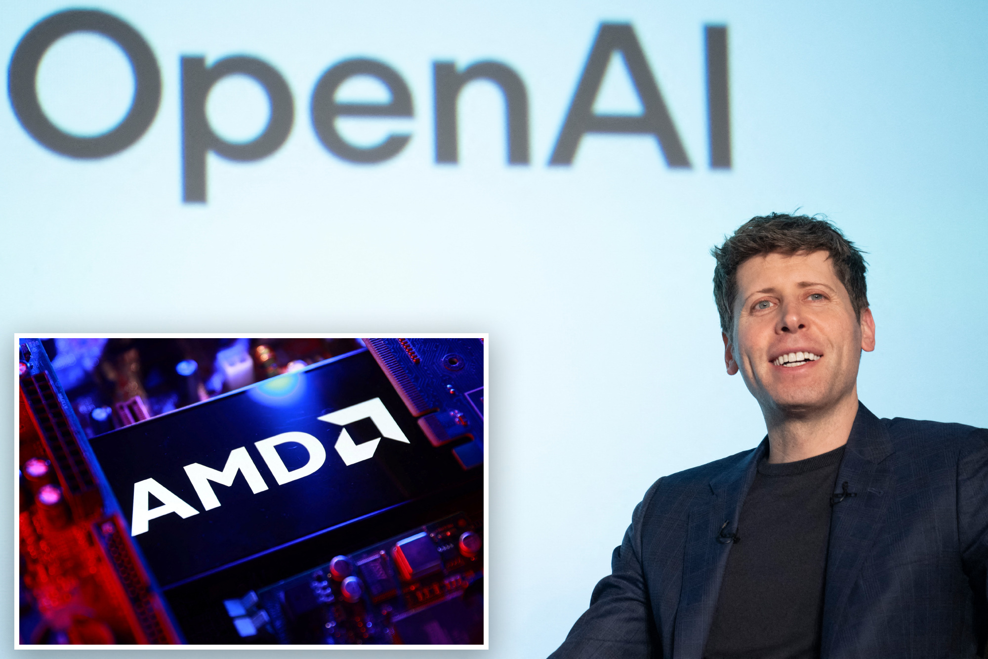AMD shares soar 27% on OpenAI chip deal that could give Altman’s firm a ...