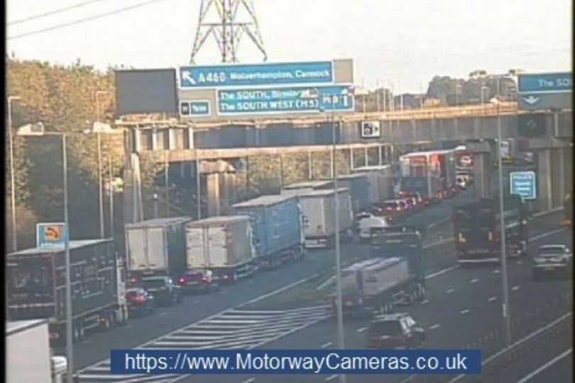 Motorcyclist dies in M6 collision as motorway closed all evening