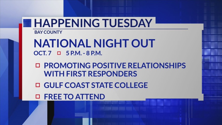 Community and police to unite for National Night Out in Bay County