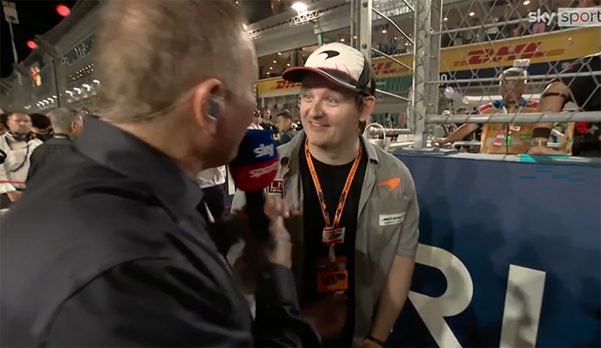Martin Brundle apologises to Lewis Capaldi for one awkward moment after ...