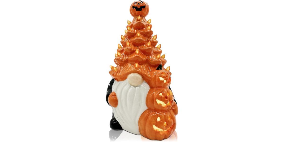 Vintage ceramic Halloween trees are all the rage this season