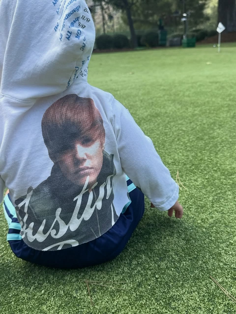 Hailey Bieber shows off son Jack’s mini Justin merch in cute fall snaps