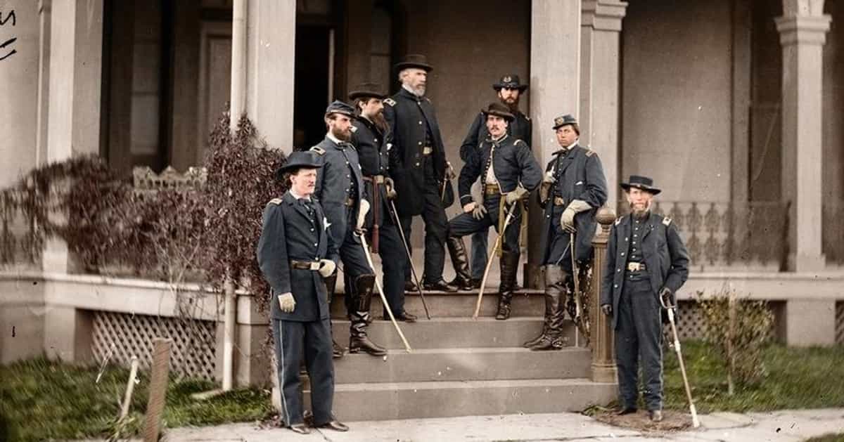 Colorized photos of the Civil War