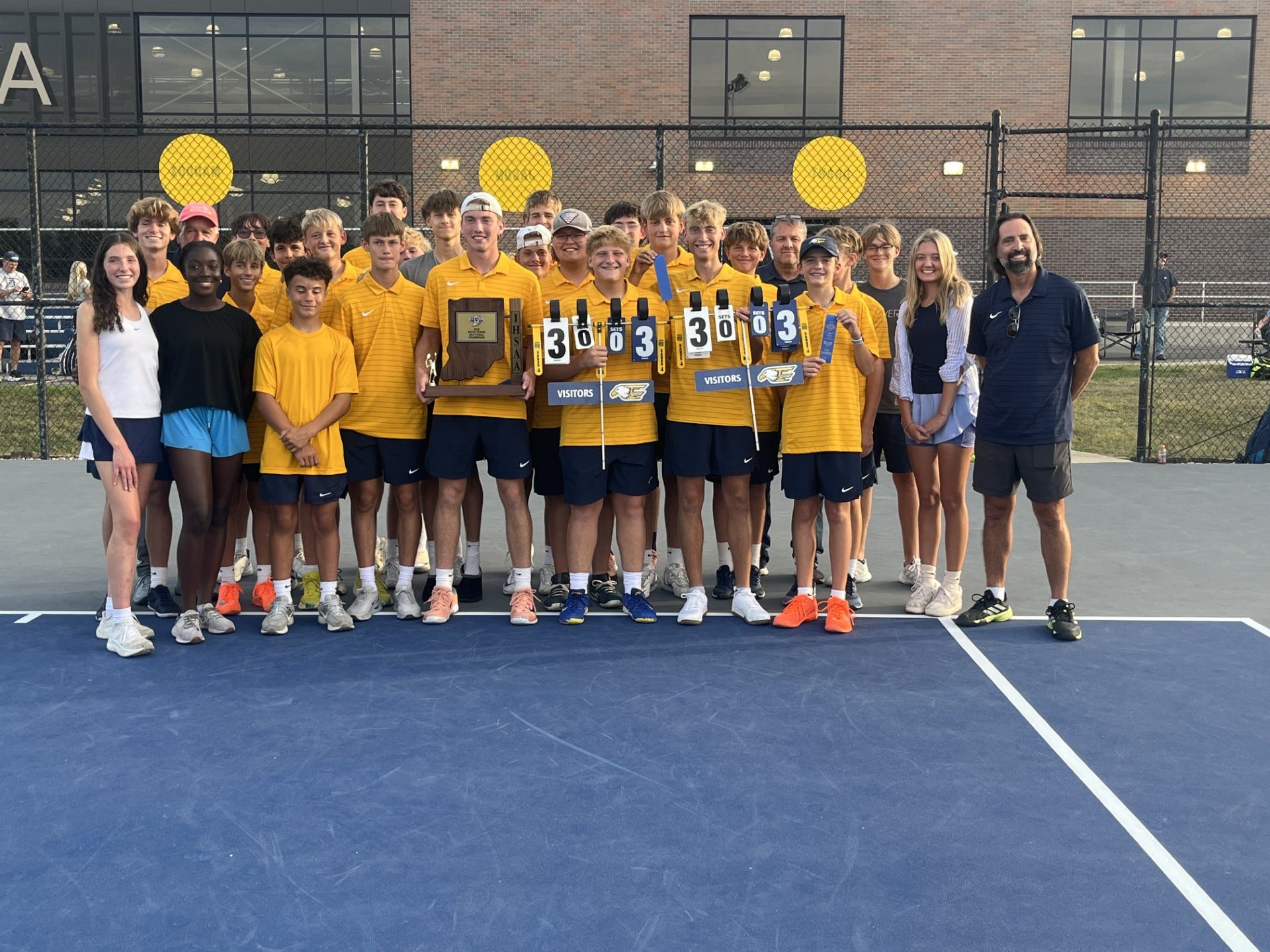 Delta, Jay County and New Castle continue IHSAA boys tennis sectional ...