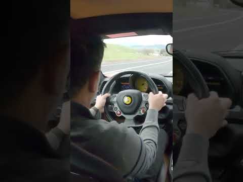 Drifting a Ferrari 458