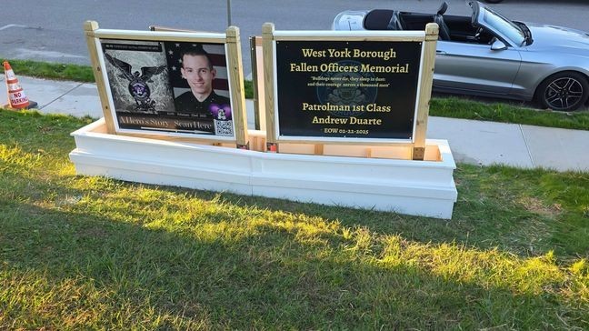 GALLERY | Memorial honoring fallen West York officer Andrew Duarte ...