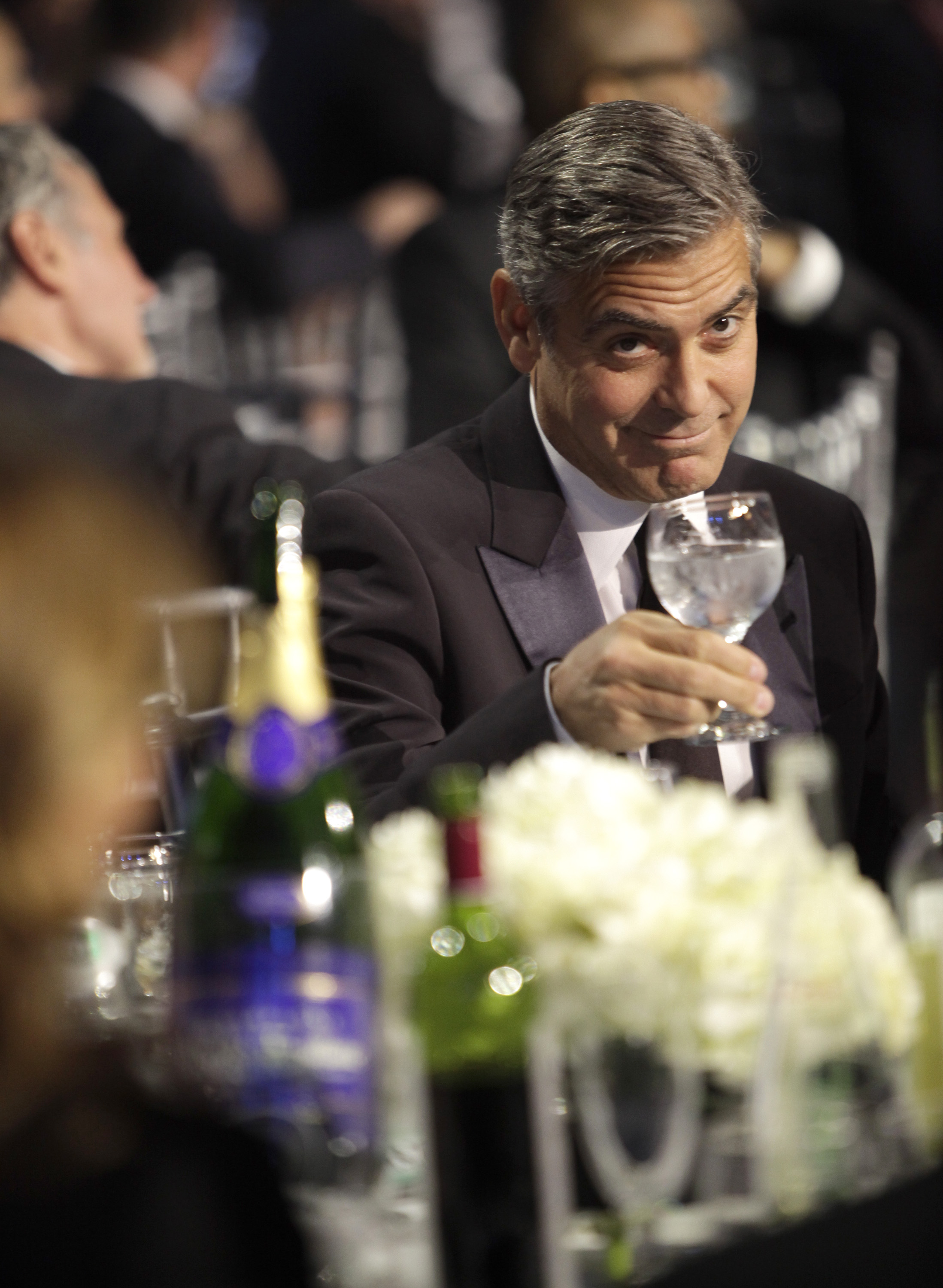 George Clooney admits he got so drunk he could barely walk after Tony ...