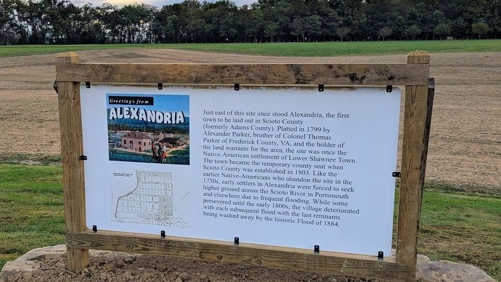 New sign celebrates Scioto County's first town