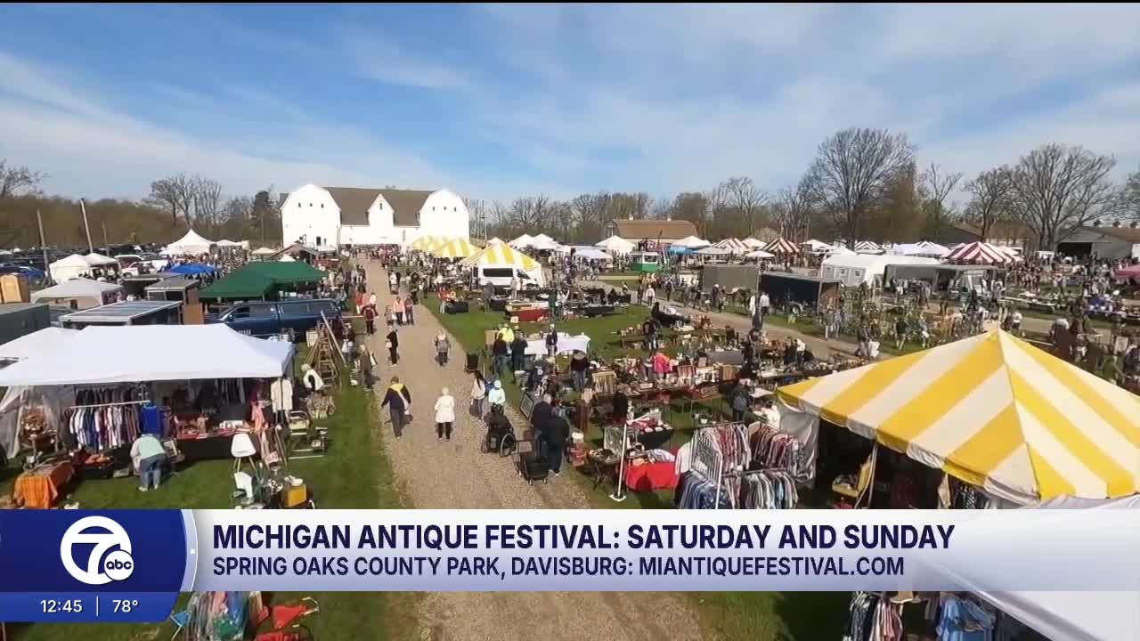 Michigan Antique Festival this weekend in Davisburg