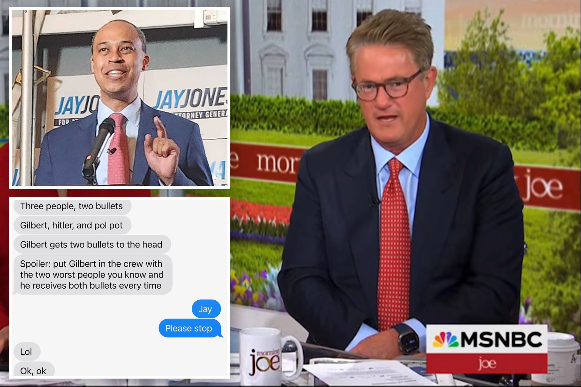 Lefty MSNBC host Joe Scarborough calls for Dem nominee Jay Jones to ...