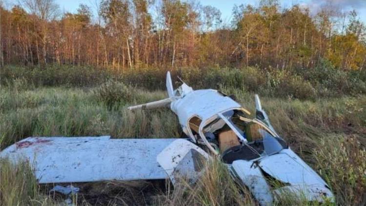 Plane crashes in McGregor, injuring three people