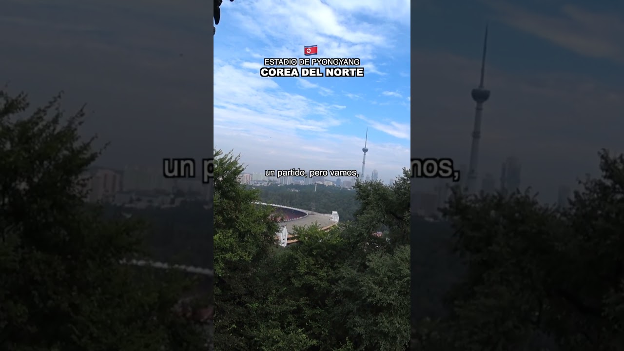 Estadio vacío en Corea del Norte - Estadio de Pyongyang
