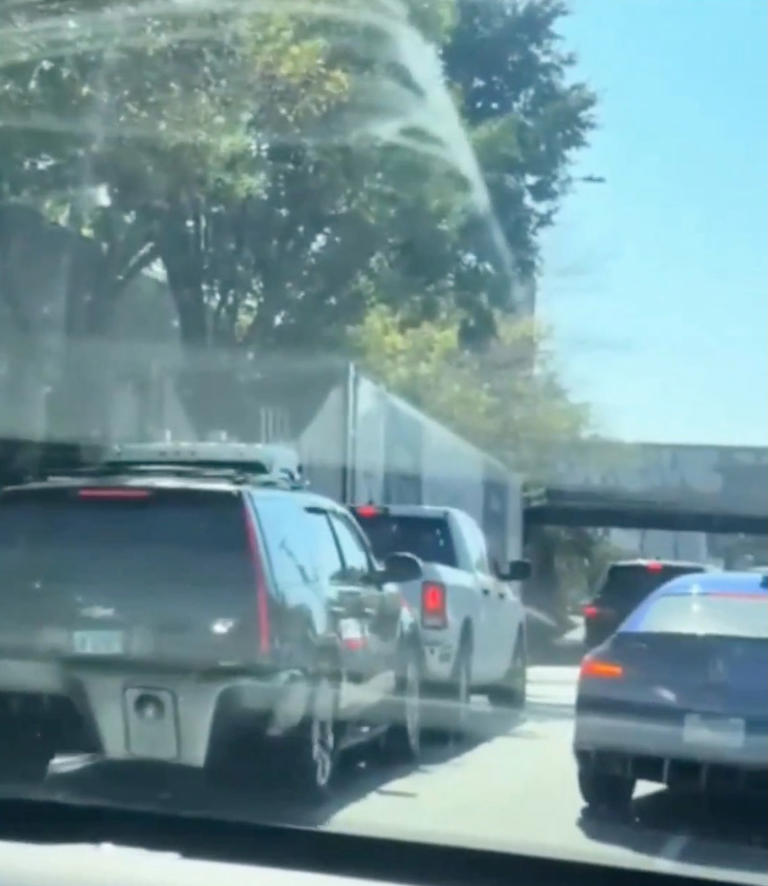 Wild video shows unhinged driver slam into ICE vehicle in Chicago amid ...