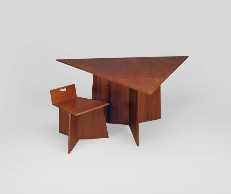 Frank Lloyd Wright’s unbuilt furniture designs come to life in an ...