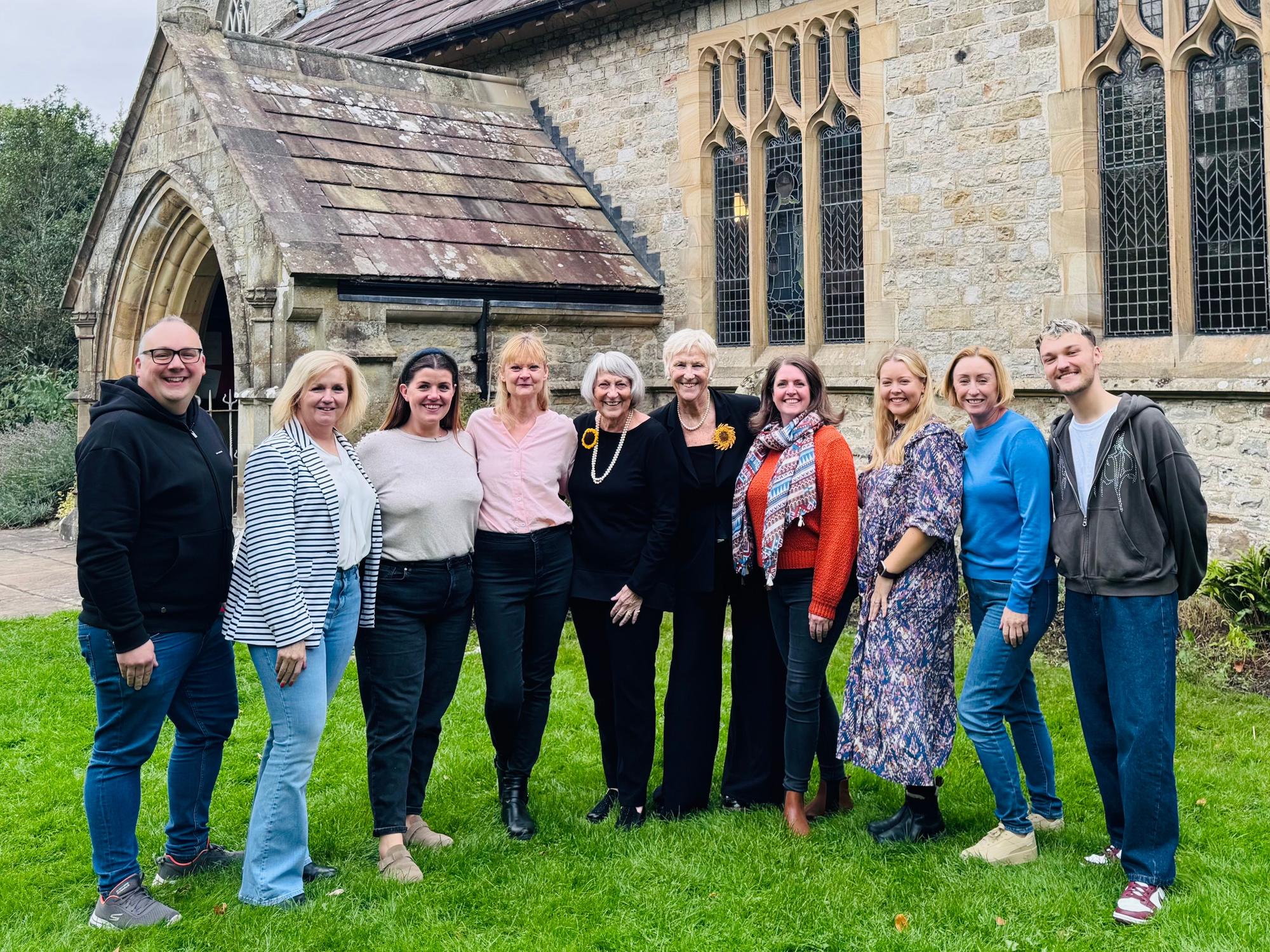 Cast of upcoming Calendar Girls stage production makes emotional visit ...