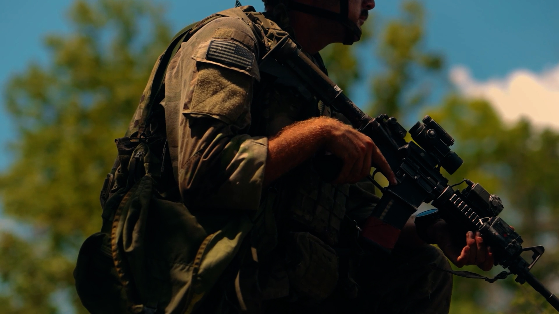 Paratroopers in 'Devil Avalanche' Live Firing Exercise