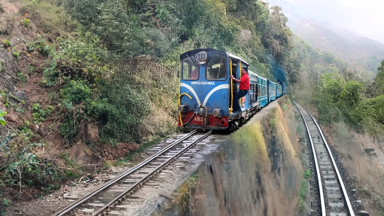 Experiencing a unique reverse train journey on the Himalayan mountain track