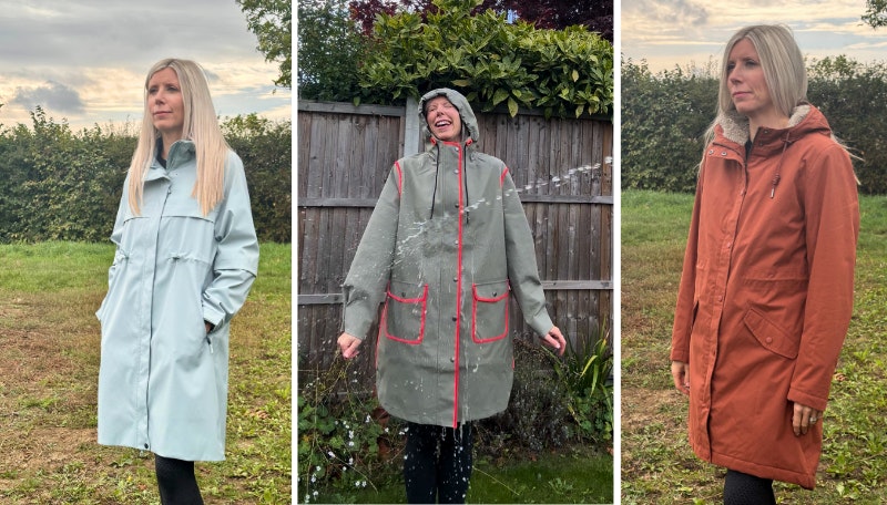 We drenched these stylish raincoats- only the best made the cut!