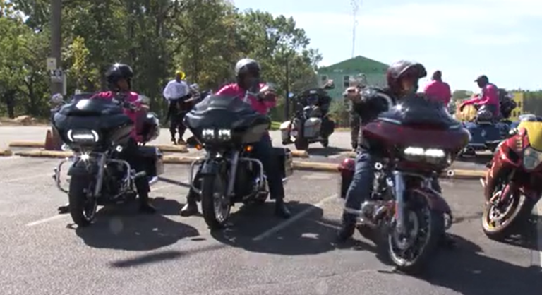 North Carolina motorcycle clubs gather for pink bike ride as fundraiser ...