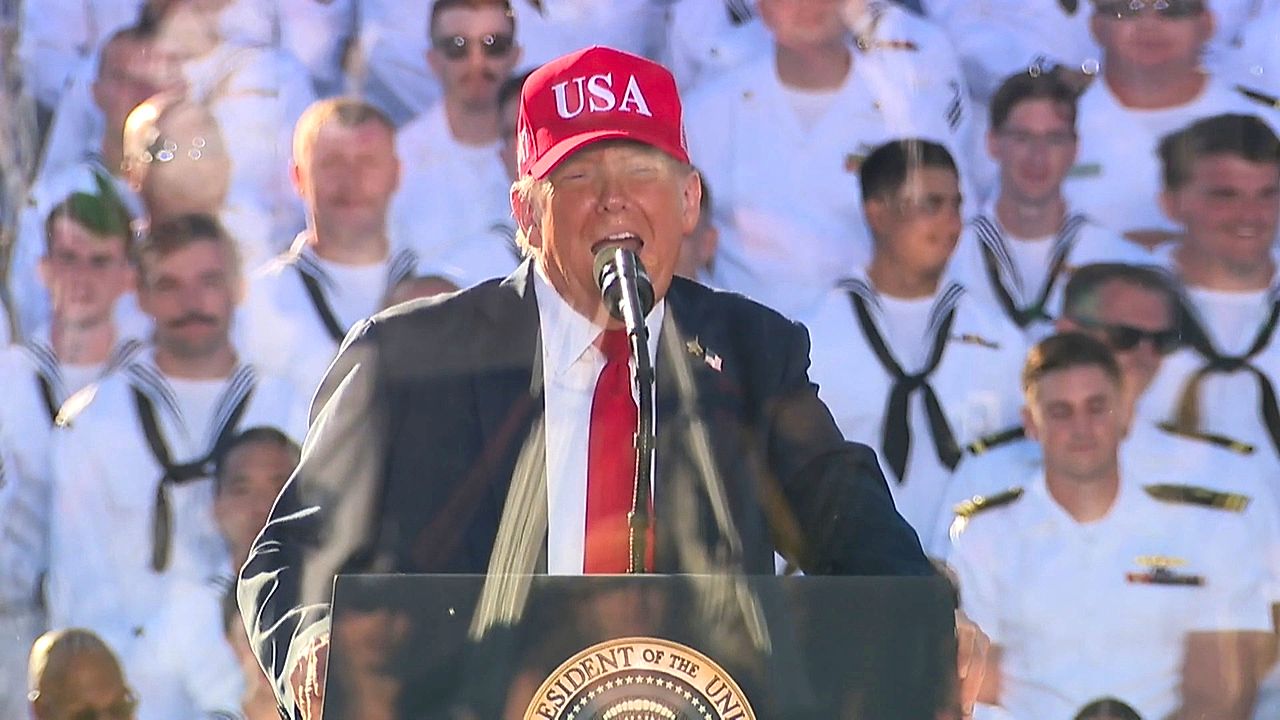 Trump declares end of 'political correctness' at 250th anniversary of ...