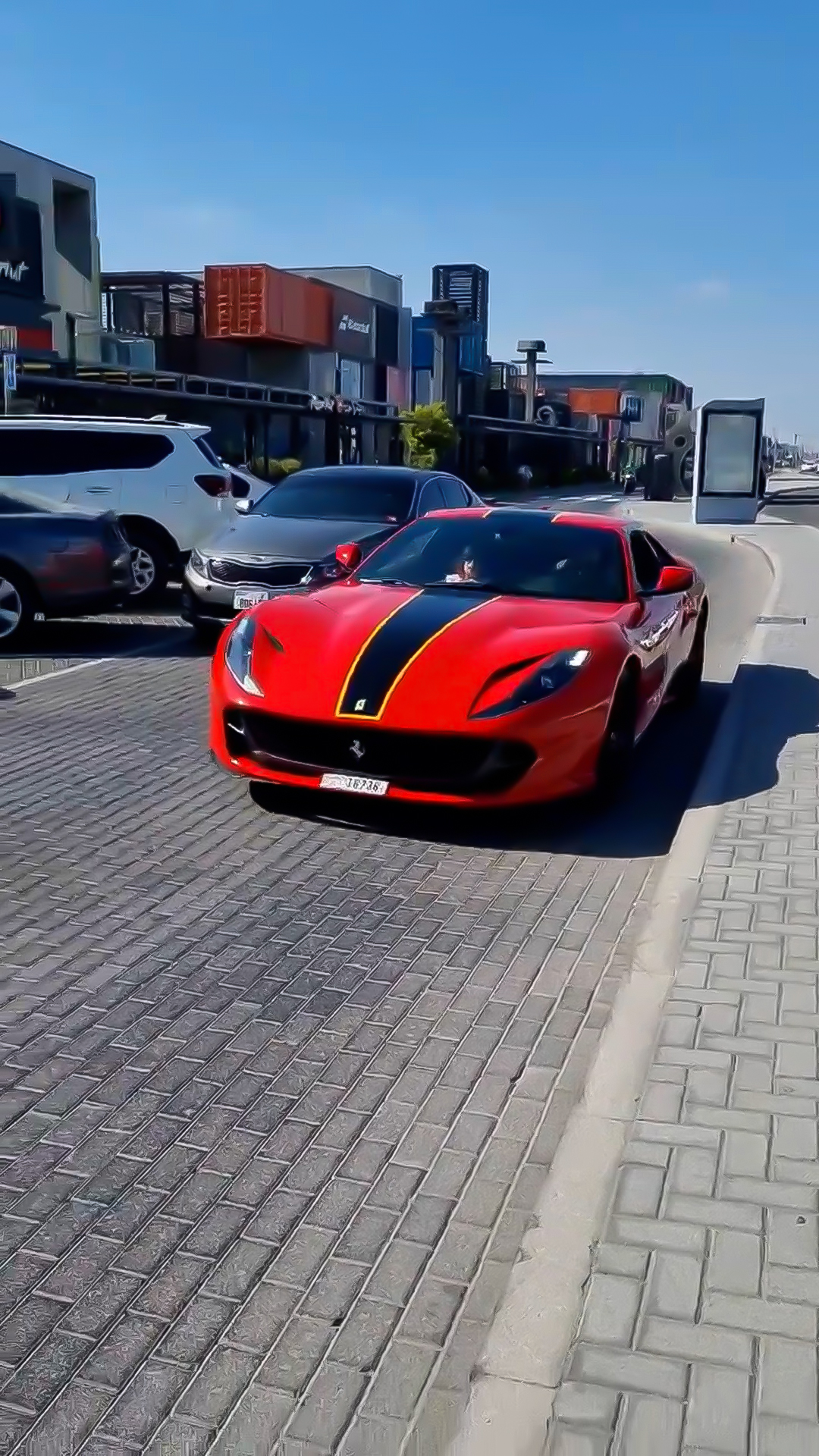 Ferrari 812 with Bold Racing Stripe
