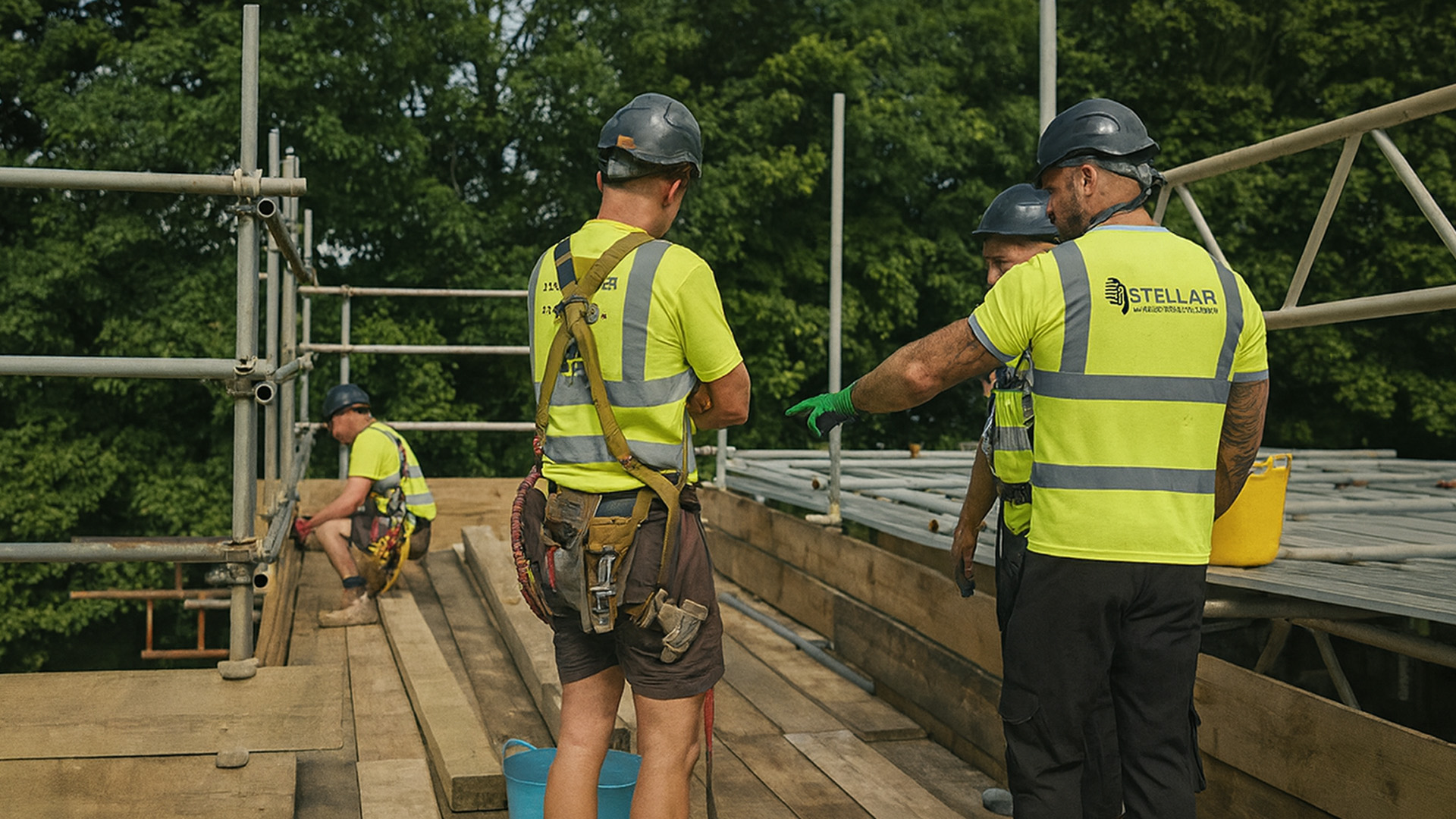 Scaffolding Work at Peckham & Asheville Sites