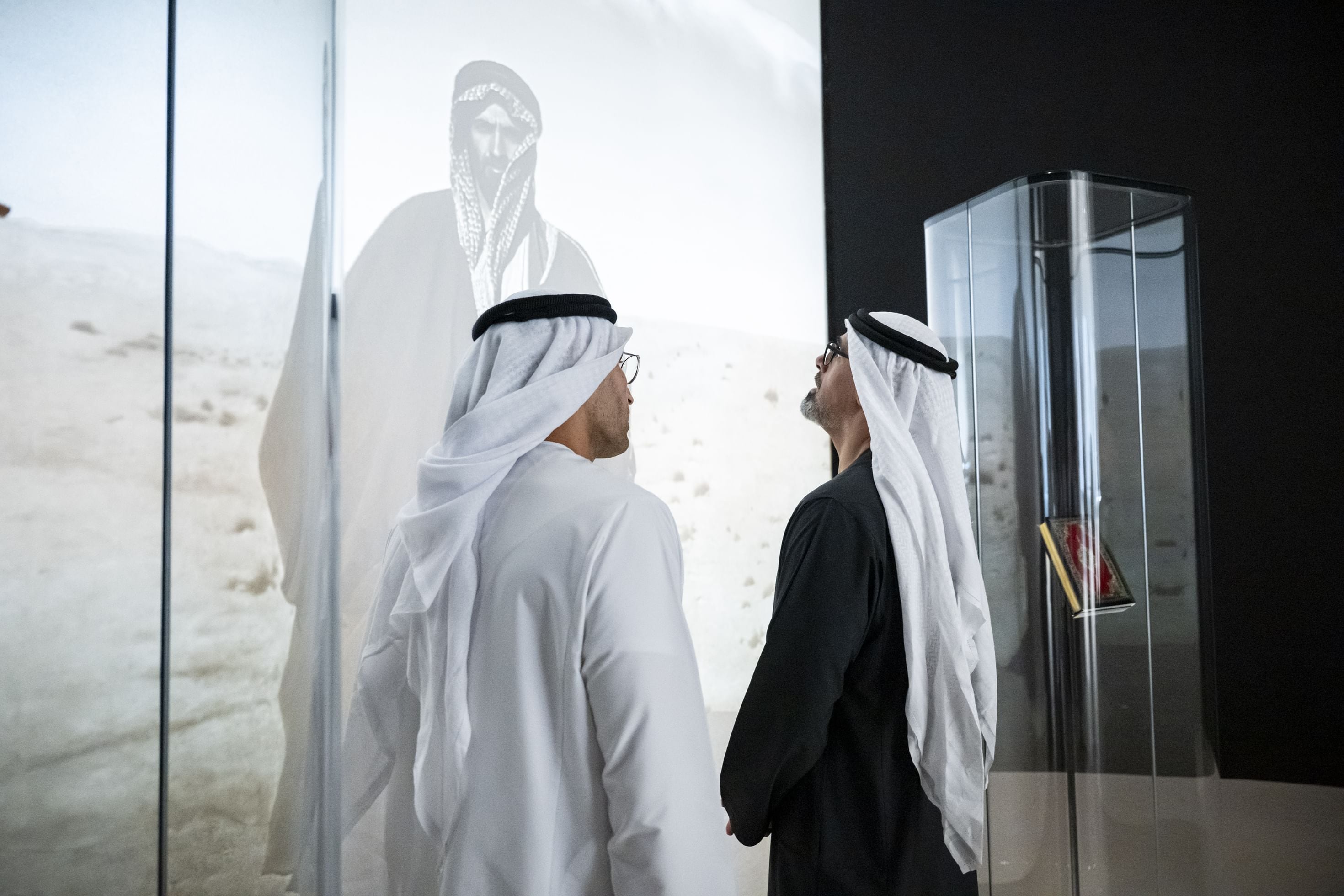 Sheikh Khaled bin Mohamed tours Zayed National Museum ahead of December ...