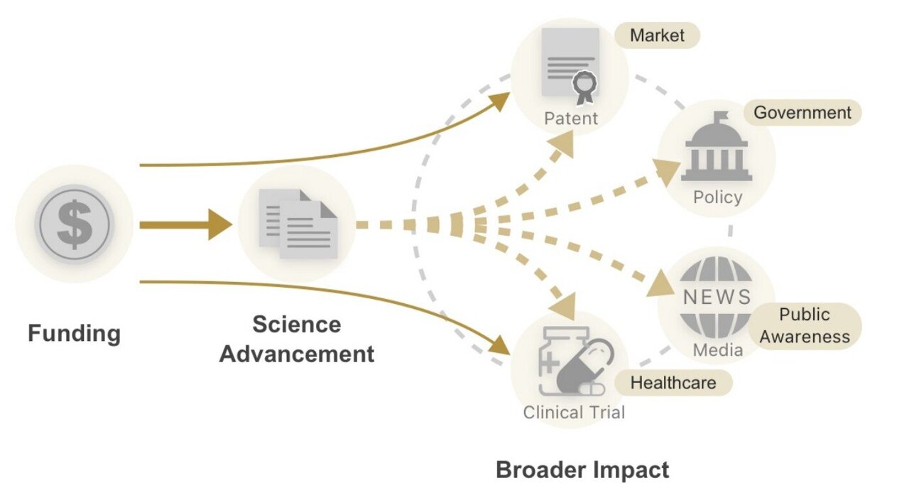AI tool visually maps science funding and its real-world impacts
