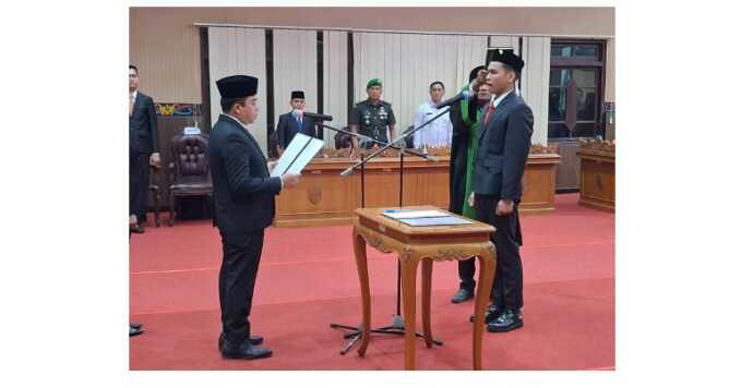 Muhammad Ramadana Rahman Resmi Dilantik Sebagai Anggota DPRD Kotim Masa ...