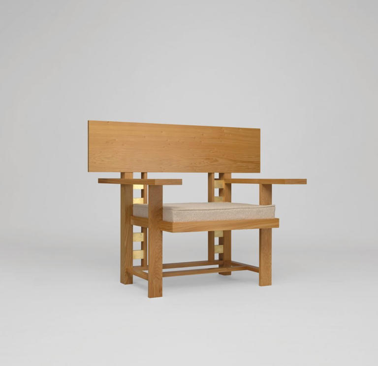 Frank Lloyd Wright’s unbuilt furniture designs come to life in an ...