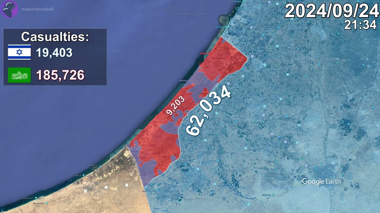 Israel-Hamas war mapped