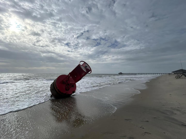 Tybee Island Mayor gives update on beached channel marker buoy removal plan
