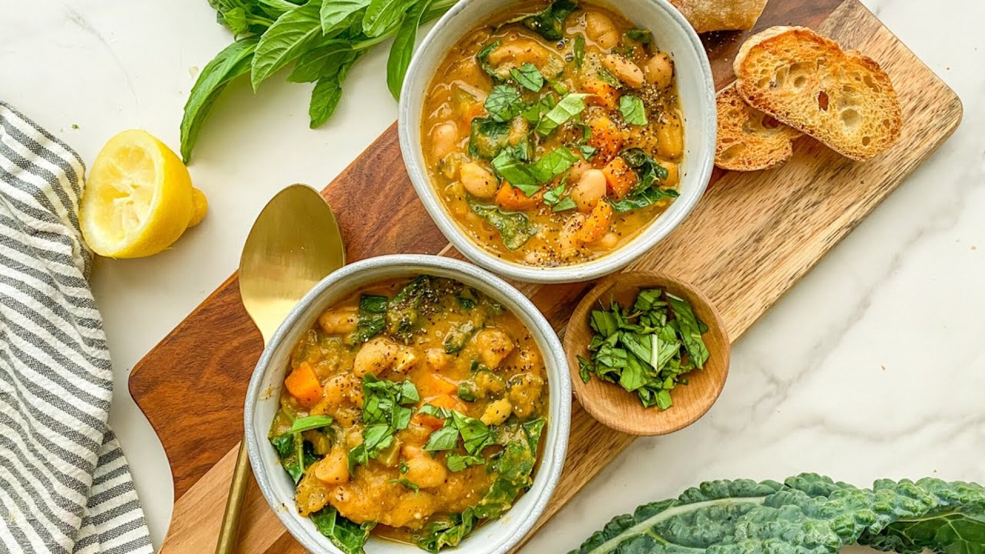 Tuscan White Bean Soup Recipe