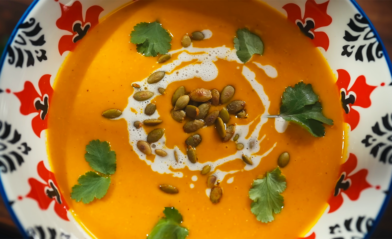 I made a creamy carrot ginger soup 🍲