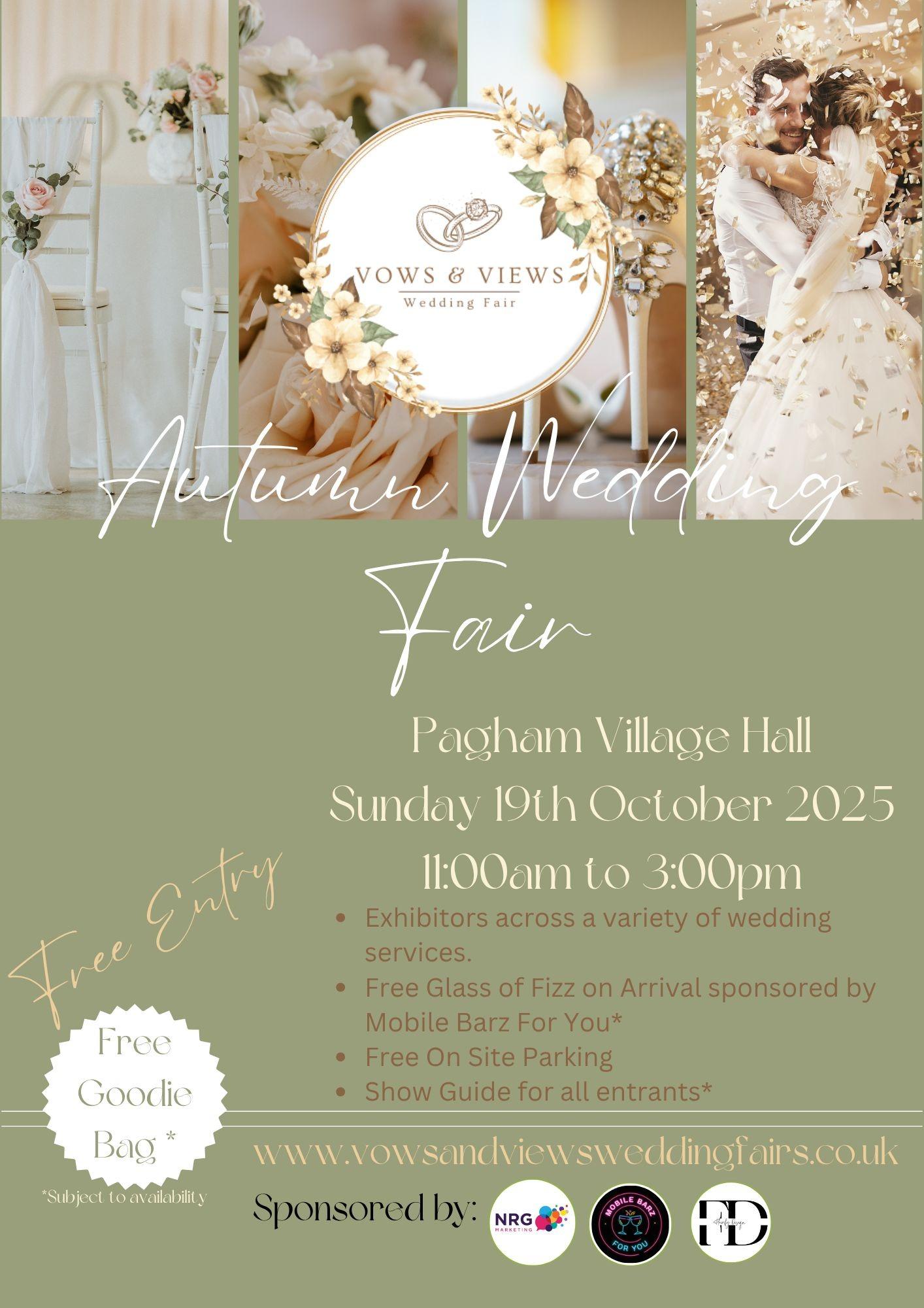 Vows and Views Wedding Fair returns to Pagham this autumn