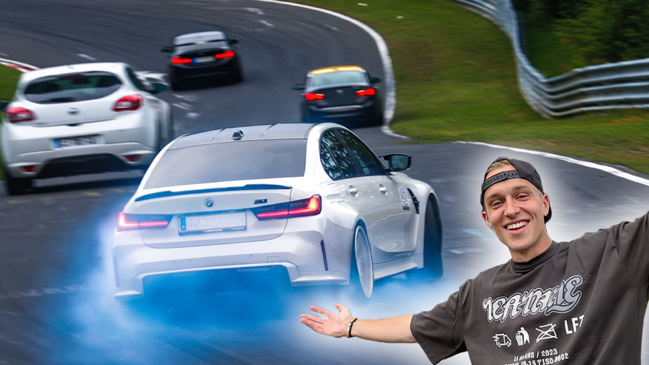 BMW M3 G80 Drifting at the Nürburgring