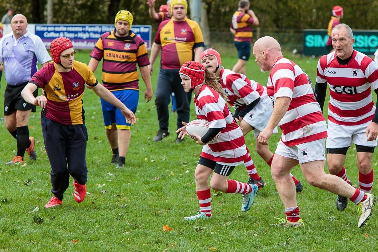 Scottish teams come together to enjoy second Angus disabled rugby ...