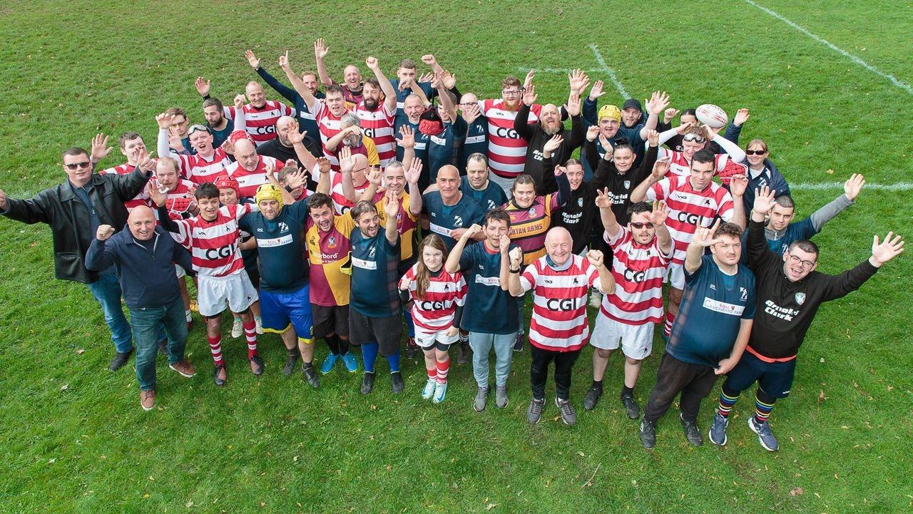 Scottish teams come together to enjoy second Angus disabled rugby ...