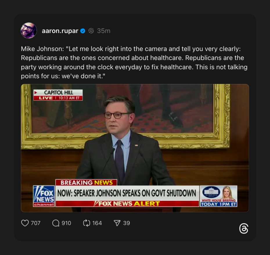 MAGA Mike: "Let me look straight into the camera…" and lie