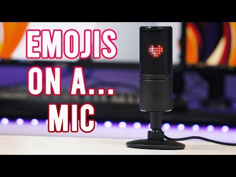 The most RANDOM mic we've seen! Razer Seiren Emote Review