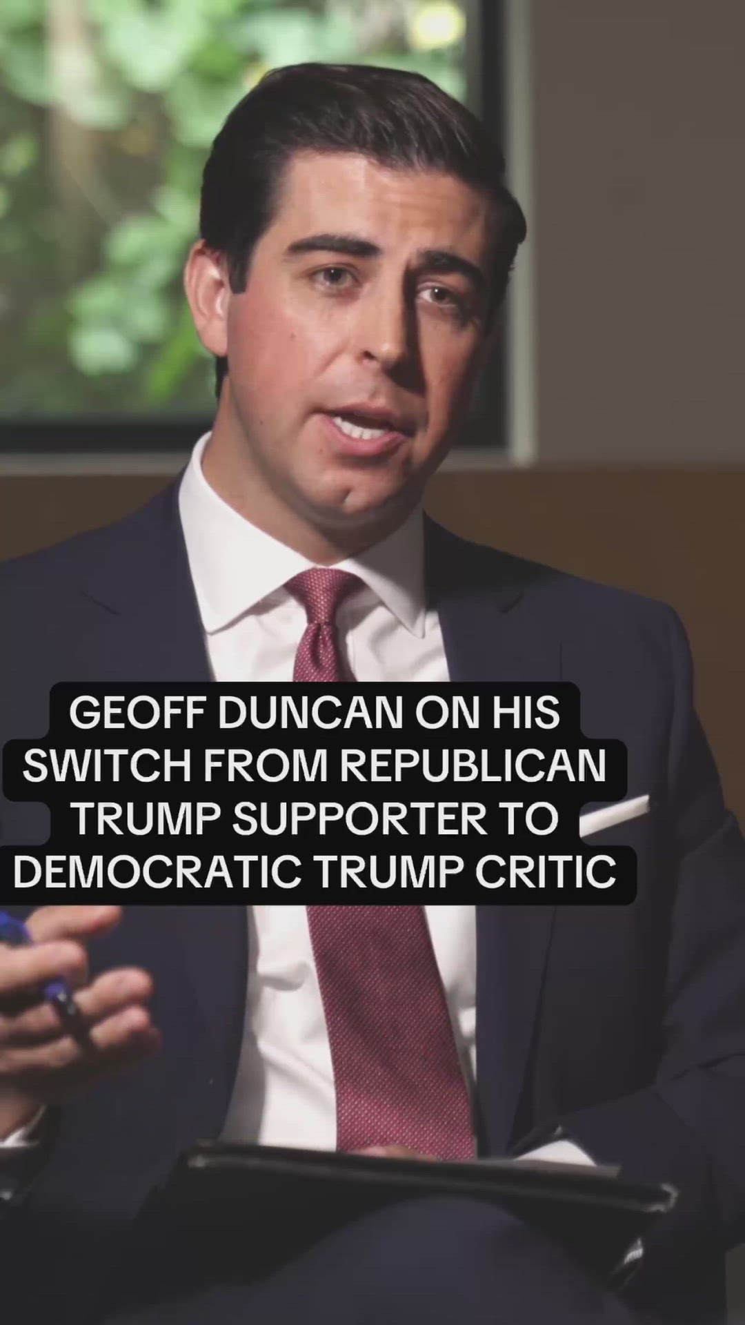 Geoff Duncan explains why he switched parties to become a Democrat
