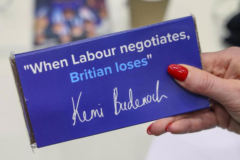 'Embarrassing' chocolate bar handed out at Tory Party Conference