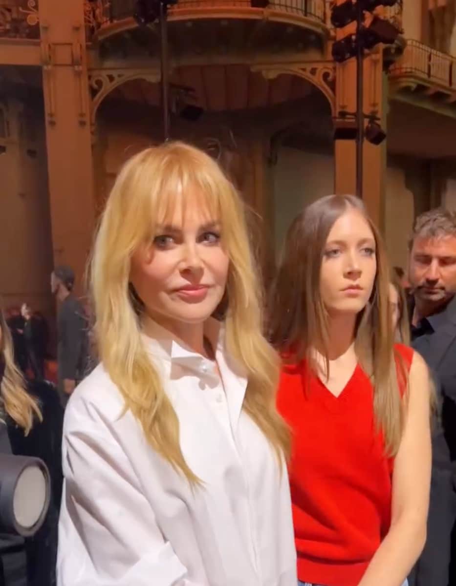 Nicole Kidman and her daughters attend Chanel show in Paris after Keith ...
