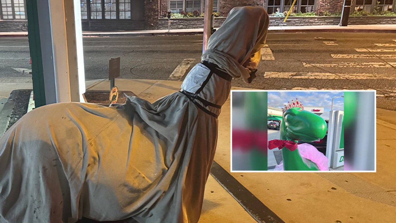 Beloved dinosaur statue returned to LA gas station