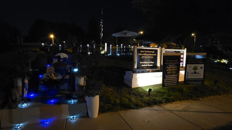 GALLERY | Memorial honoring fallen West York officer Andrew Duarte ...