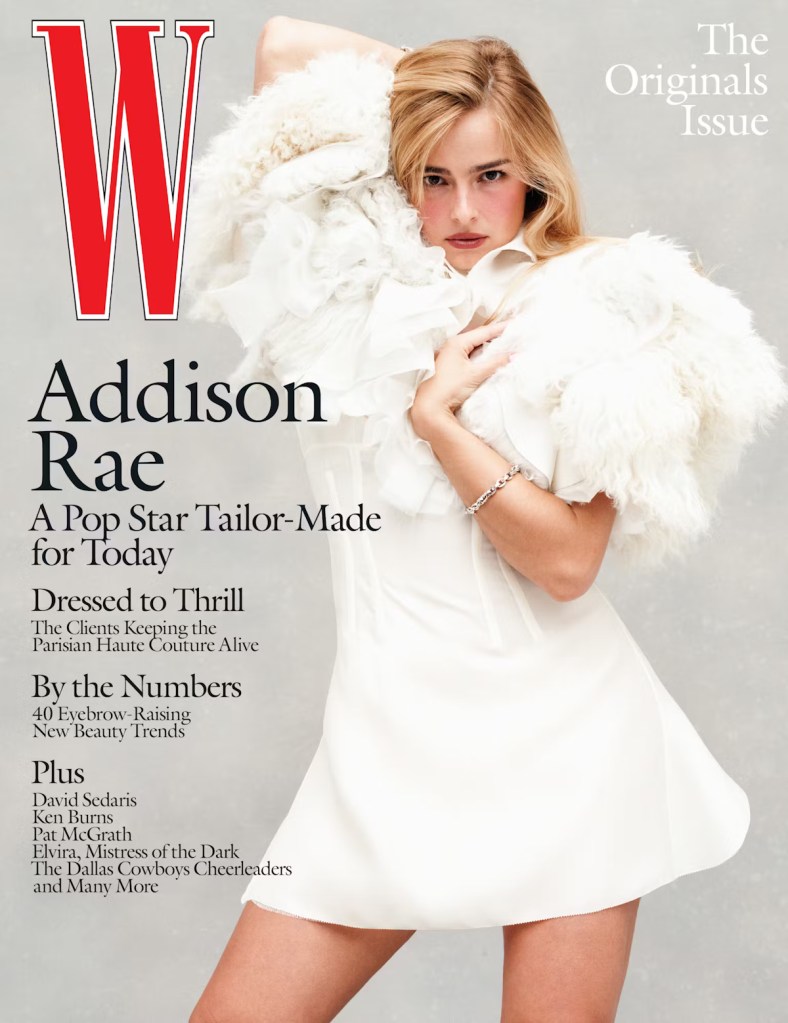 Addison Rae Throws It Back to 2005 on the Cover of W Magazine & We're ...
